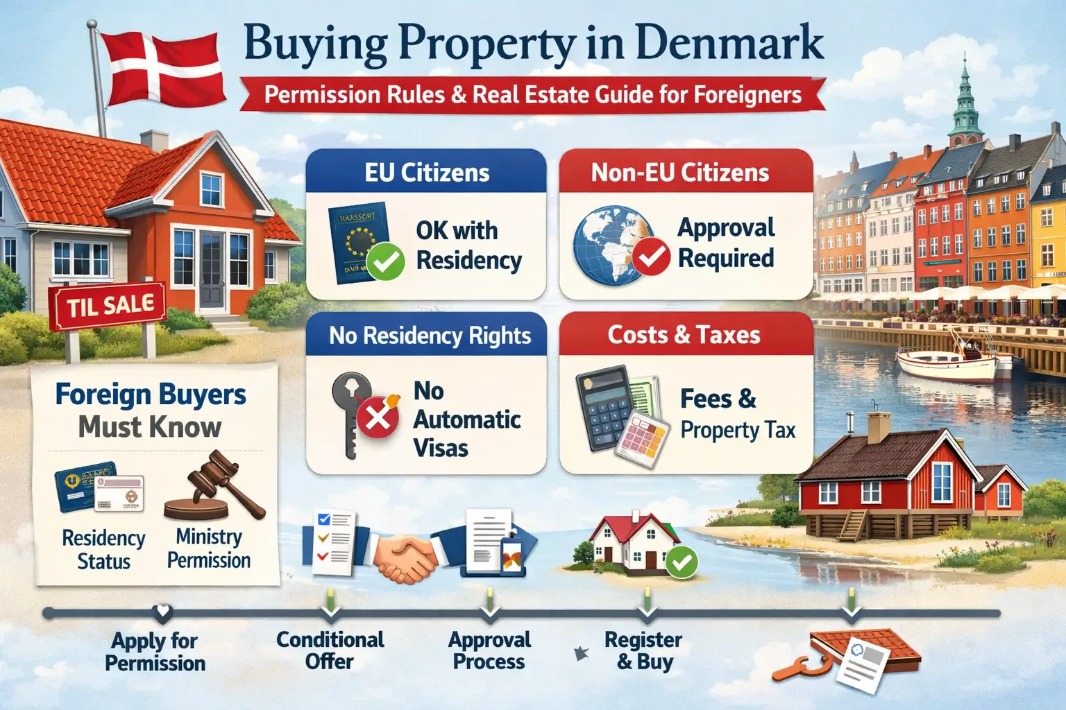 Buy Property in Denmark. Permission Rules for Foreigners and Real ...